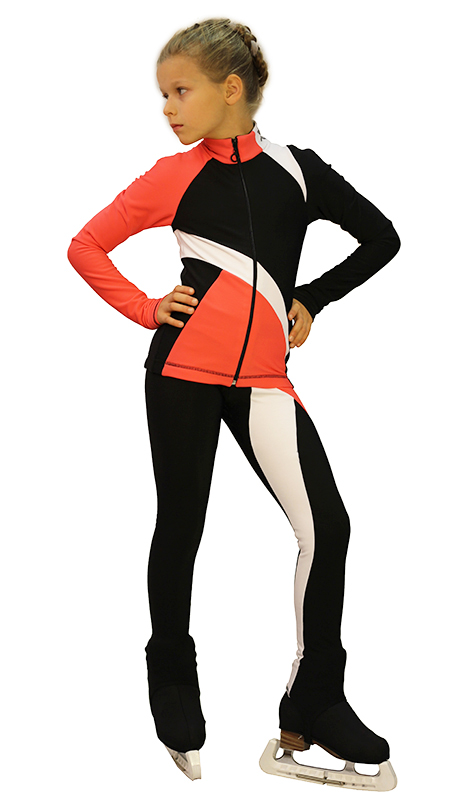 Outfit “Twizzle-9” coral – Figure Skating Clothing and Accessories Store