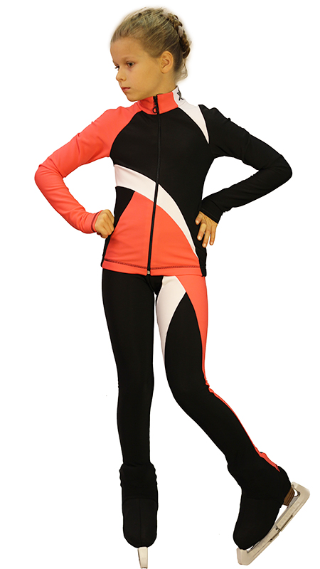Outfit “Twizzle-9” coral – Figure Skating Clothing and Accessories Store